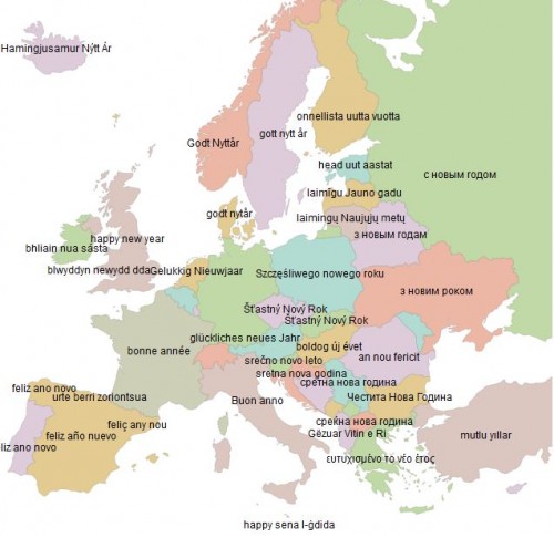 Map of the Day - European word translator - GIS user technology news