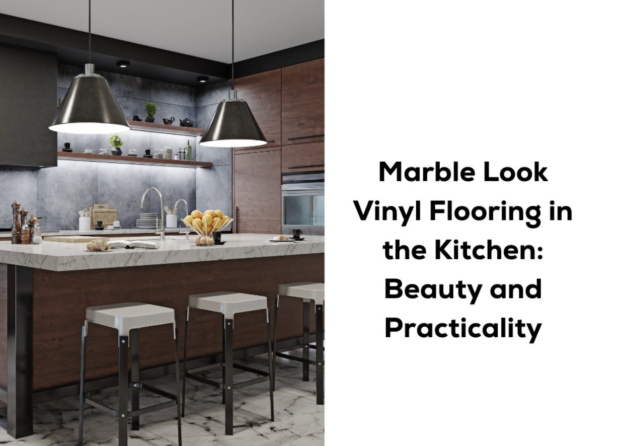 Marble Look Vinyl Flooring in the Kitchen: Beauty and Practicality ...